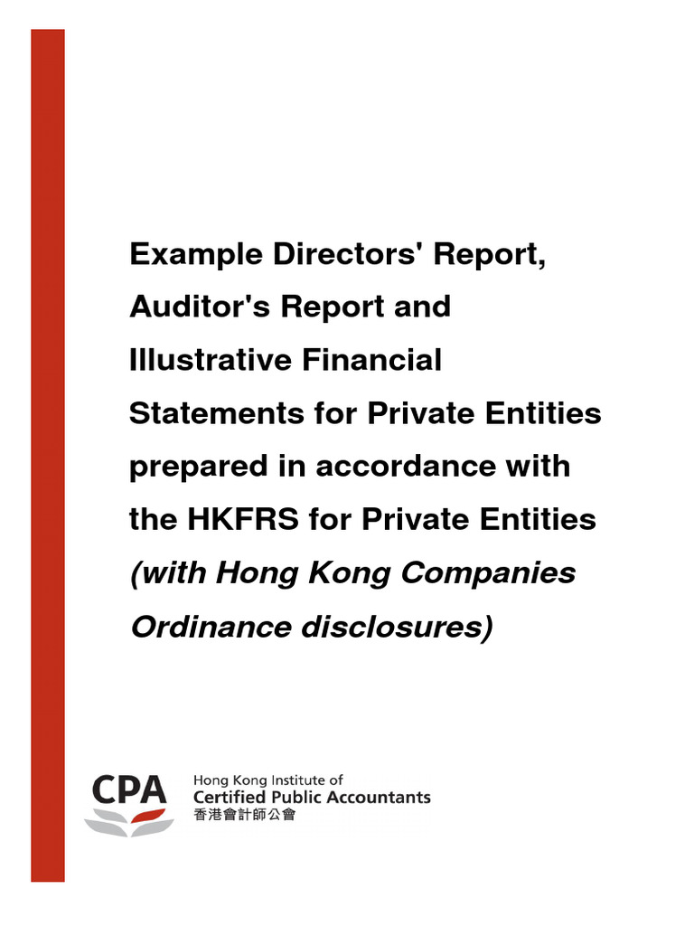 Pe Illustrative Financial Statement | PDF | Financial Audit | Audit