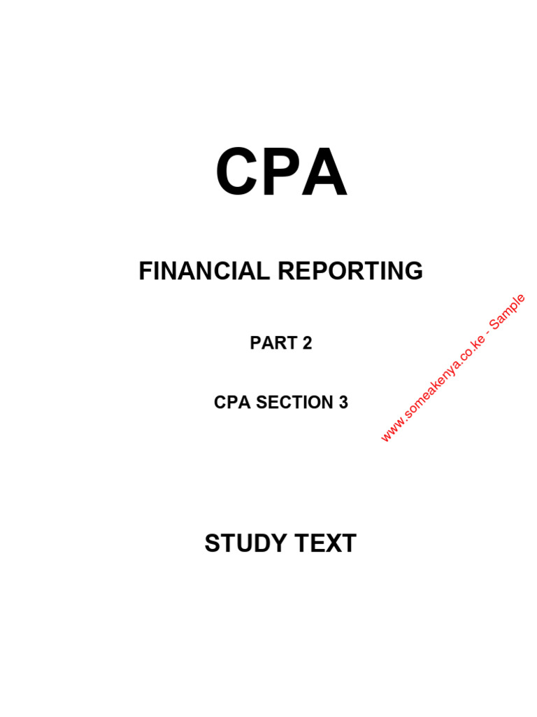 Financial Reporting - Sample | PDF | Depreciation | Cost