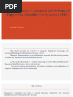 AFIS | PDF | Fingerprint | Identity Document