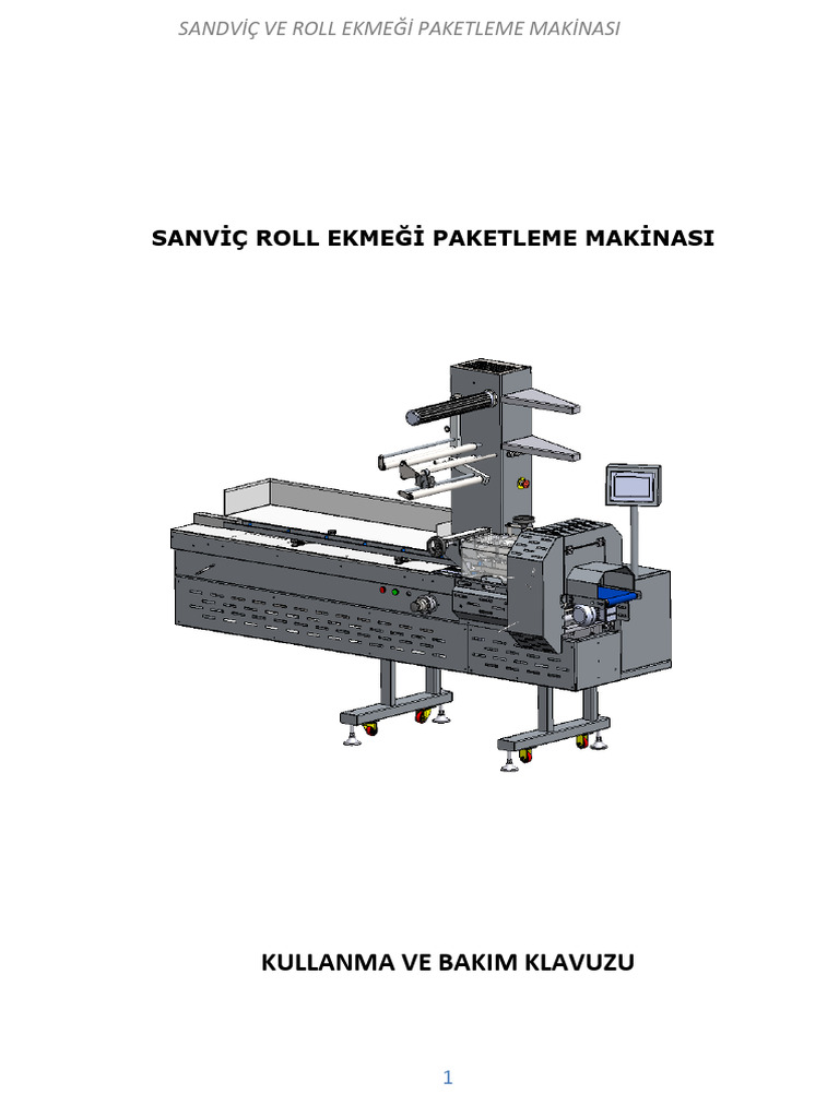Kullanma Kılavuzu Roll Paketleme | PDF