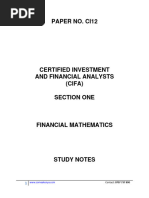 Lecture Notes Introduction To Actuarial Science | PDF | Insurance | Actuary