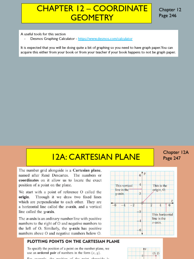 12 - Coordinate Geometry | PDF