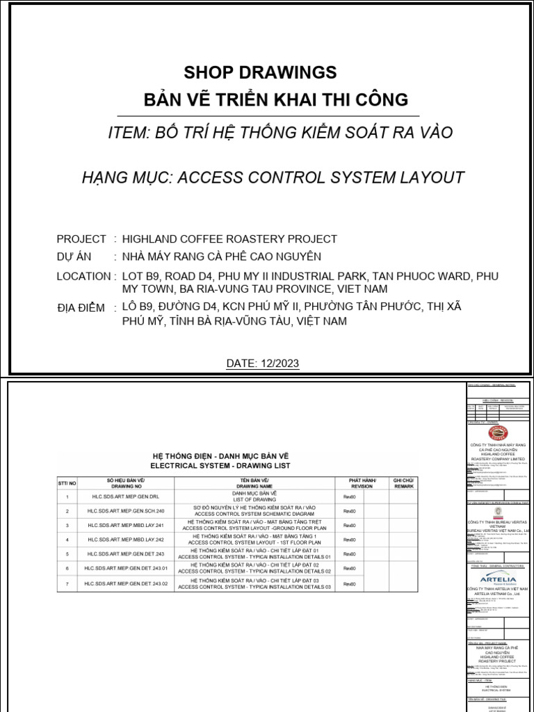 11.SD - HLC Factory - Access Control System - Rev00 | PDF