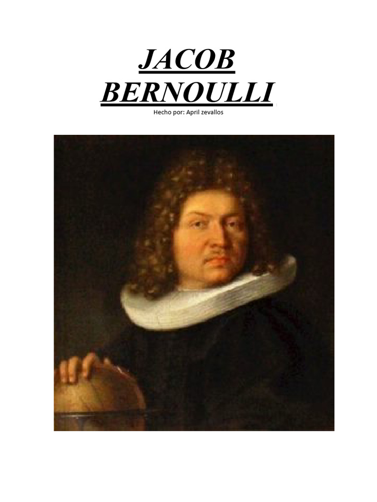 Jacob Bernoulli | PDF | Gottfried Wilhelm Leibniz | Enseñanza de matemática