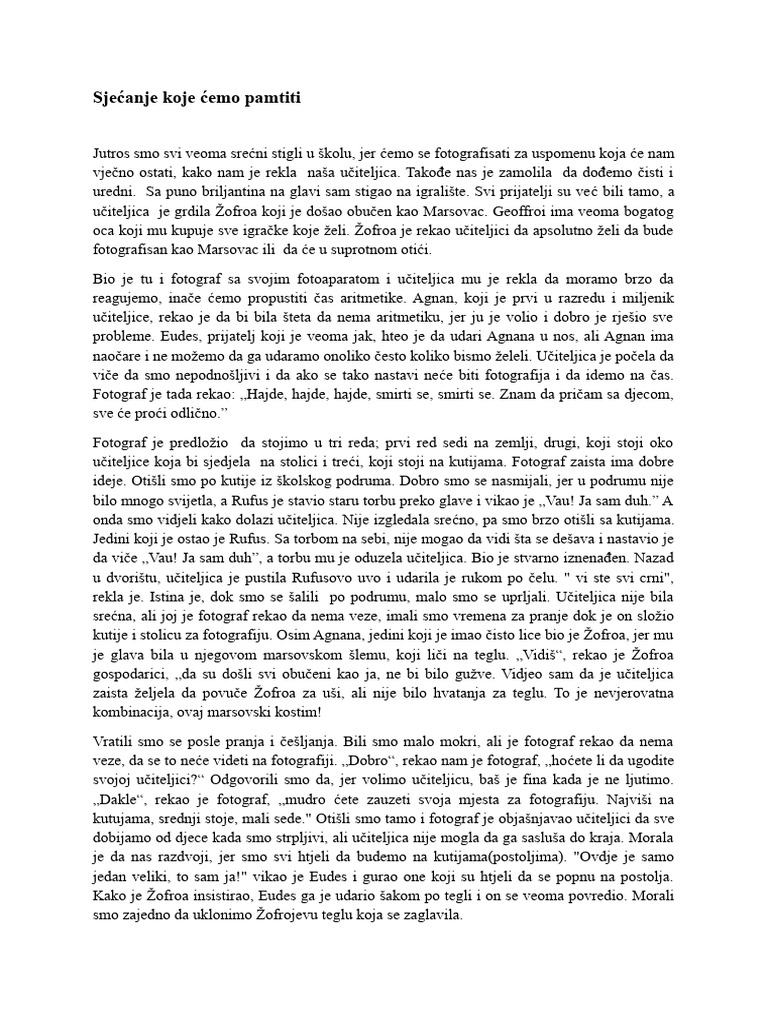 Le Petit Nicolas Prvi Naslov | PDF