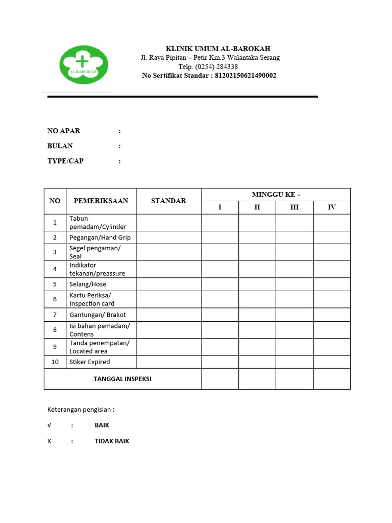 Form Apar | PDF