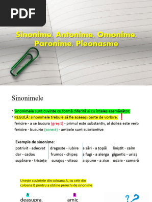 Frumos Sinonime 4 Dictionare De Sinonime, Antonime, Omonime, Paronime