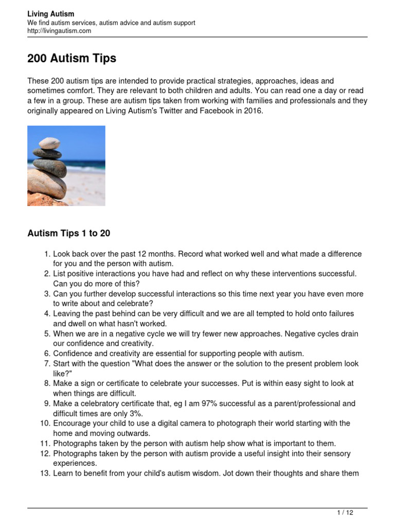 200 Autism Tips | Download Free PDF | Autism Spectrum | Communication