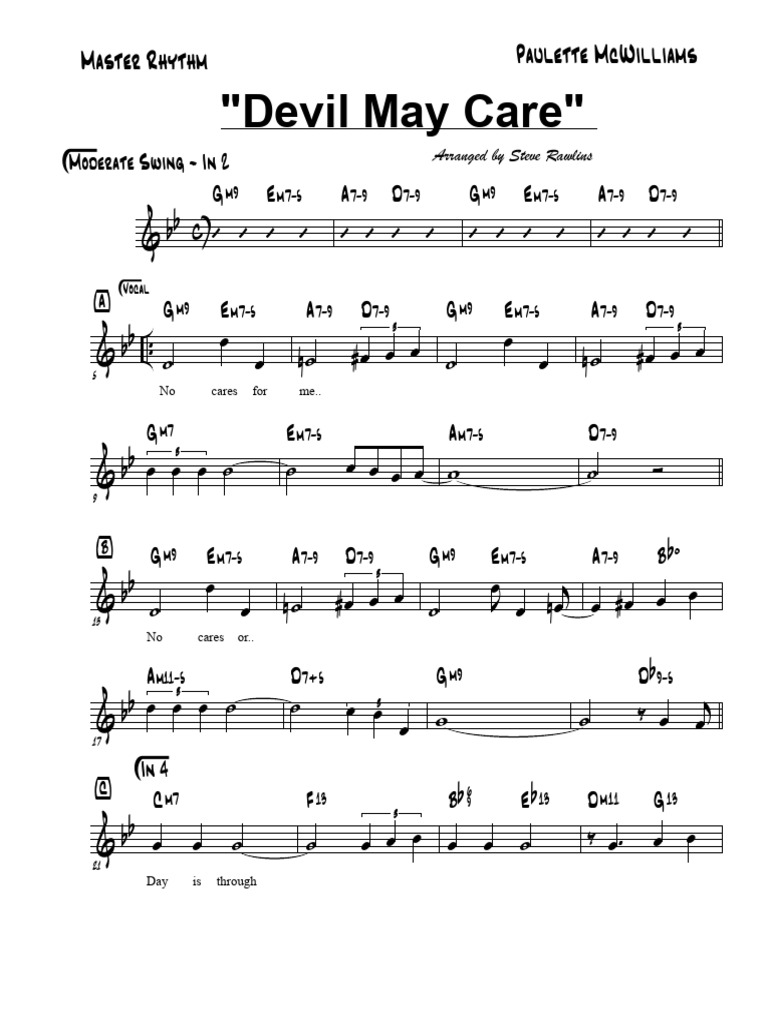 Devil May Care | PDF