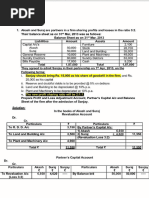 CA Foundation Answer Sheet Accounts | PDF