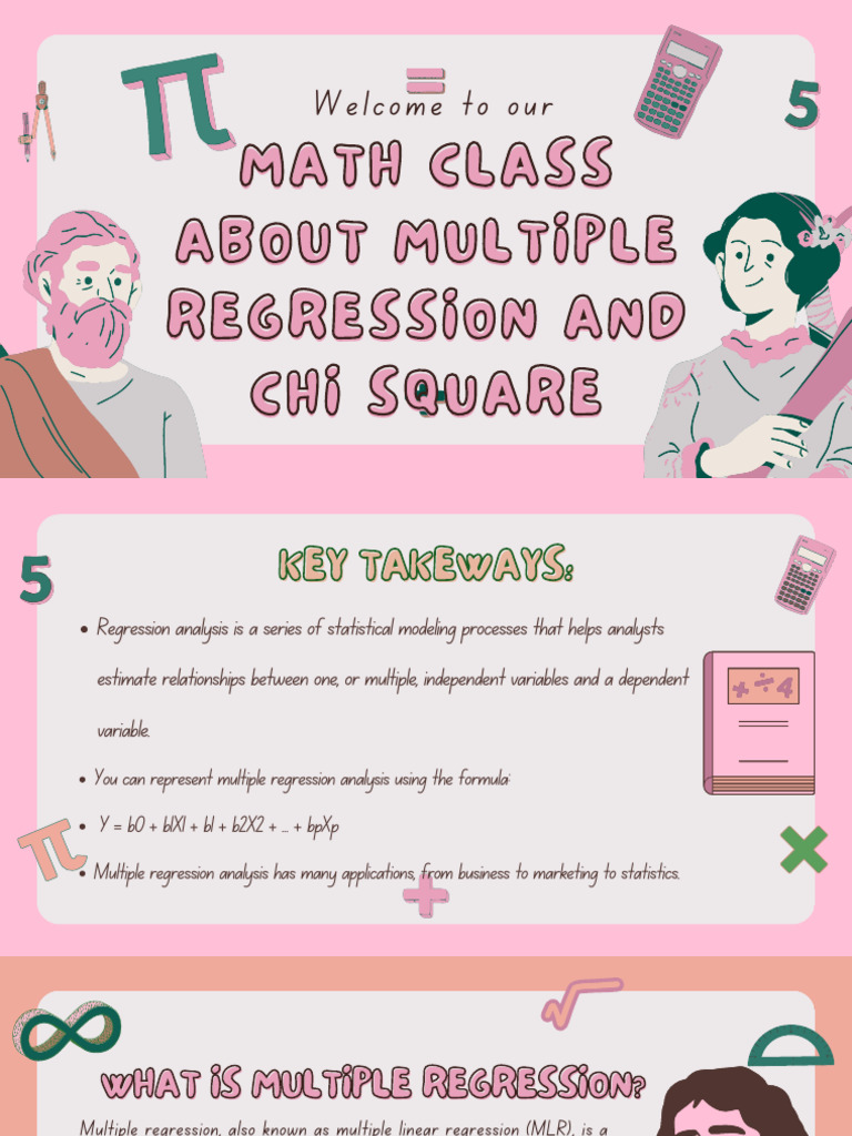 Pink Green Bright Aesthetic Playful Math Class Presentation | PDF ...