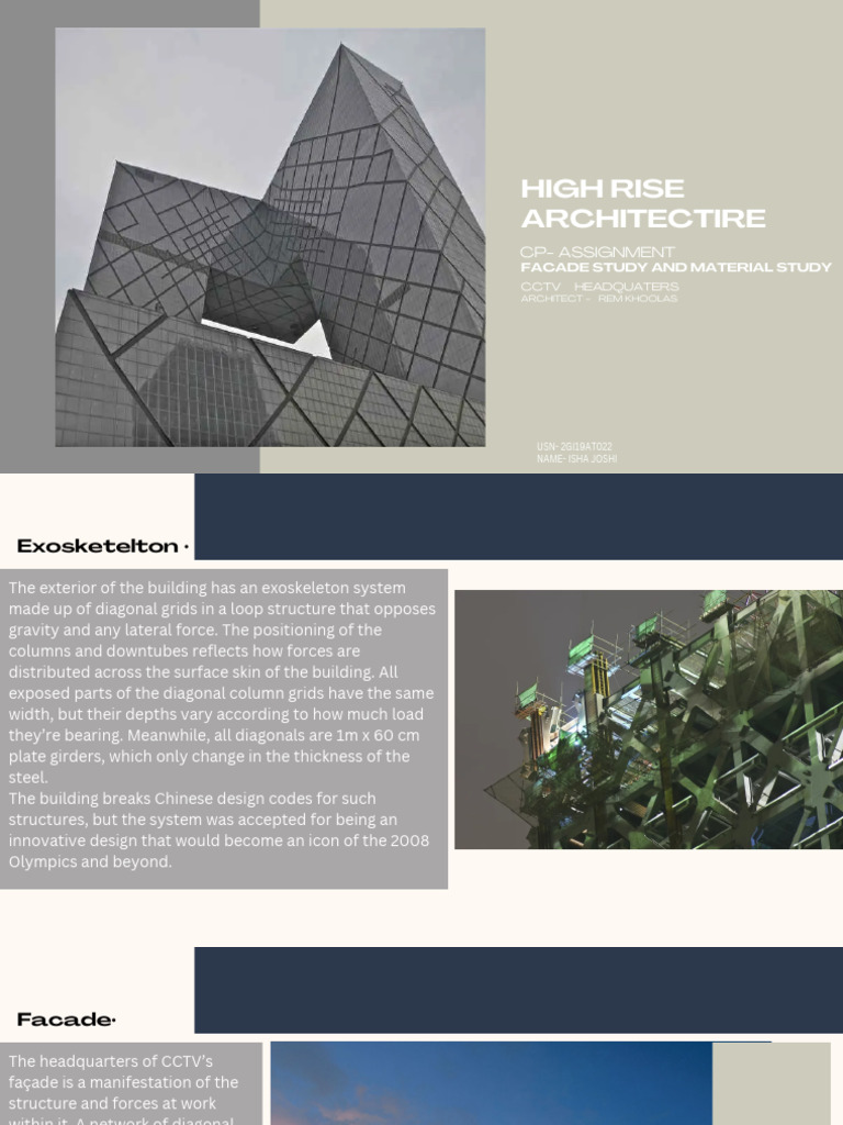 High Rise Architectire | PDF | Truss | Beam (Structure)