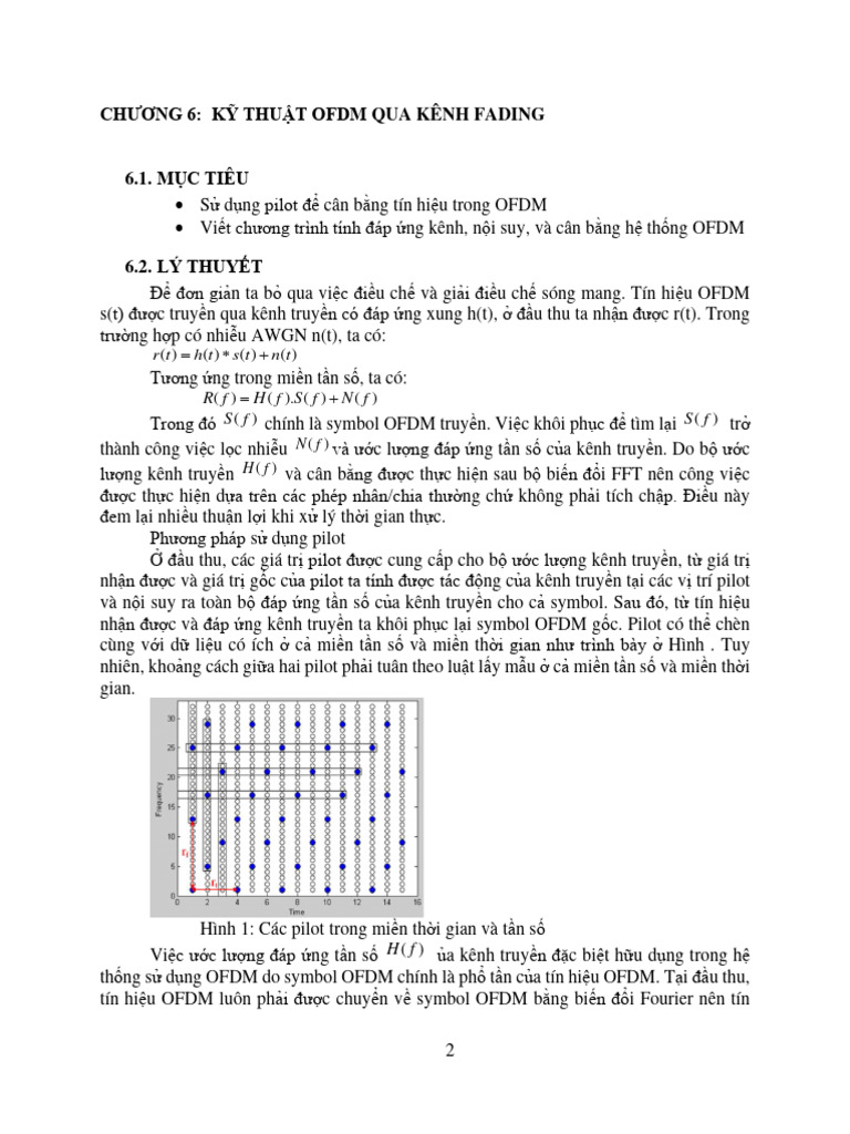 Bai 6 - Can Bang Cho OFDM | PDF