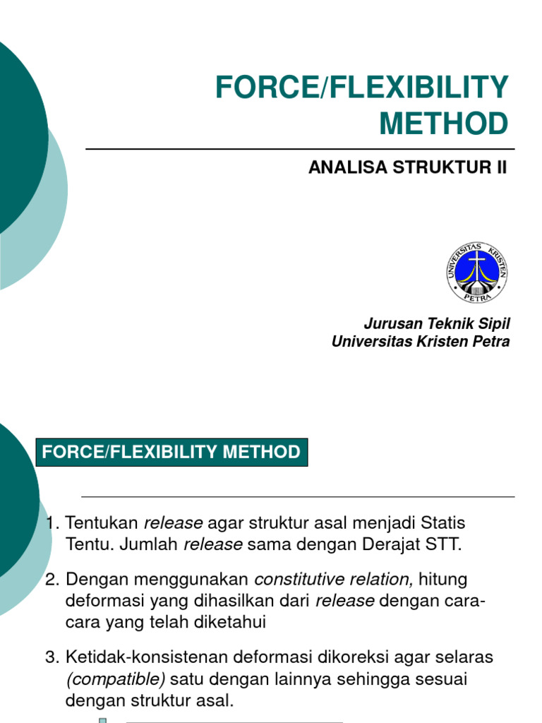 5-Flexibility Method | PDF