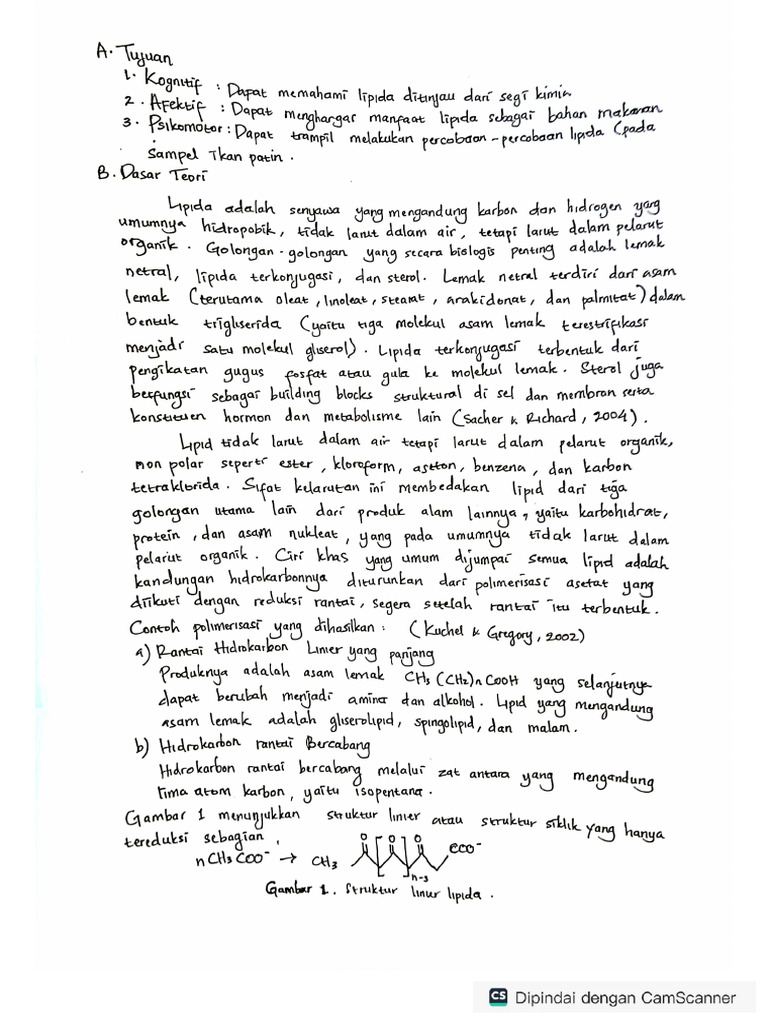 Laprak Lipid - Ikan Patin - Gina Sajida | PDF