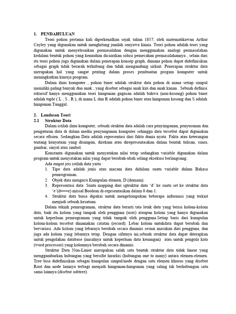 KLP 1 Struktur Data | PDF