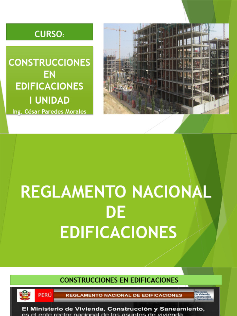 Reglamento Nacional de Edificaciones 2023-2 | PDF