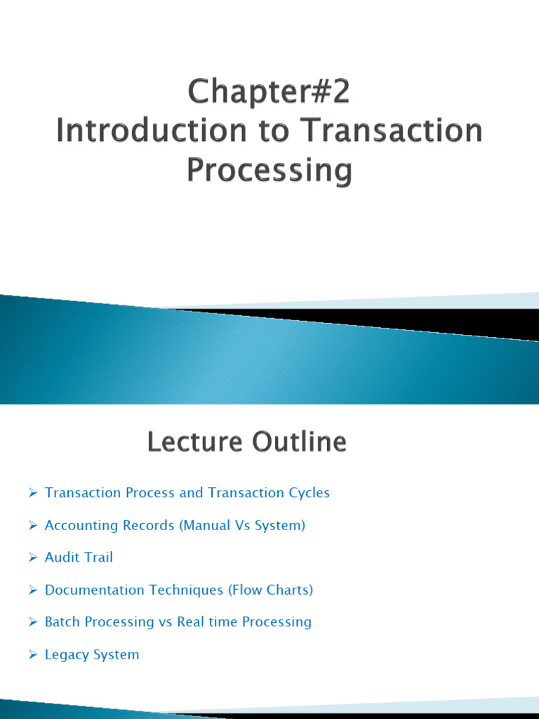 Chapter 2 (TPS) | PDF | Receipt | Computer File