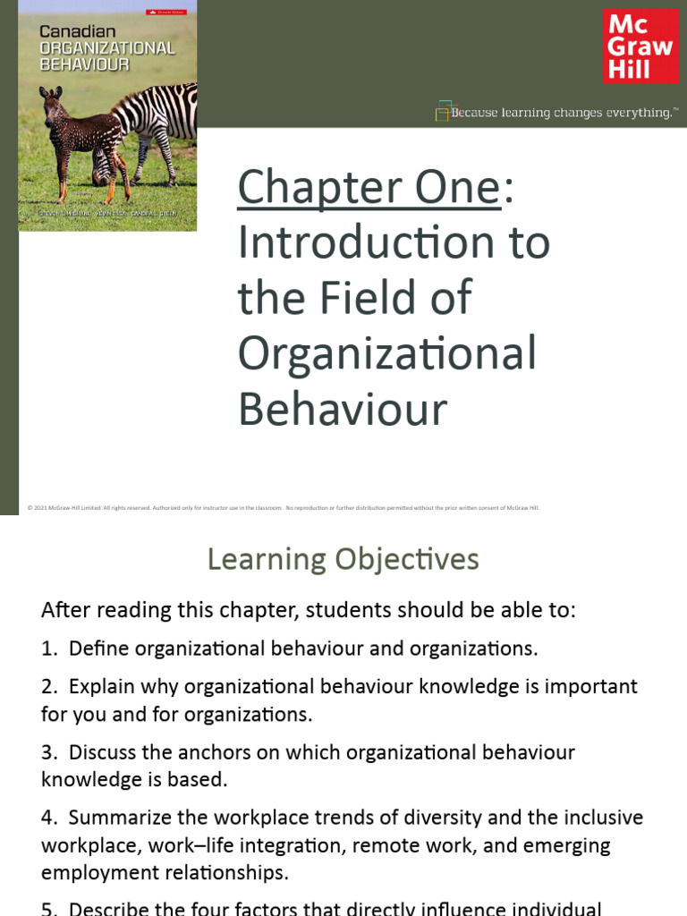 Week 1 Lecture Slides | PDF | Employment | Job Satisfaction