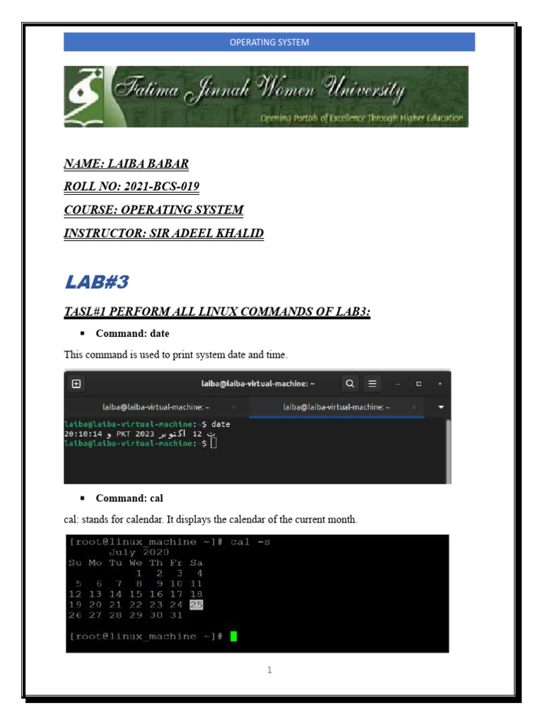 Lab 3os | PDF | Operating System | Application Software