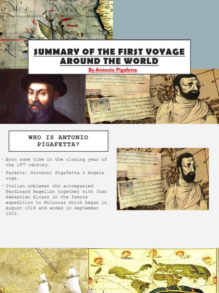 Summary of The First Voyage Around The World | PDF | Age Of Discovery ...