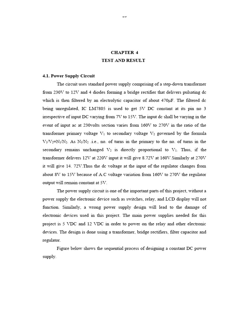 Chapter 4 | PDF | Rectifier | Power Supply