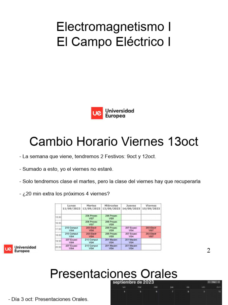 Tema 3 - El Campo Eléctrico | PDF | Campo eléctrico | Dipolo
