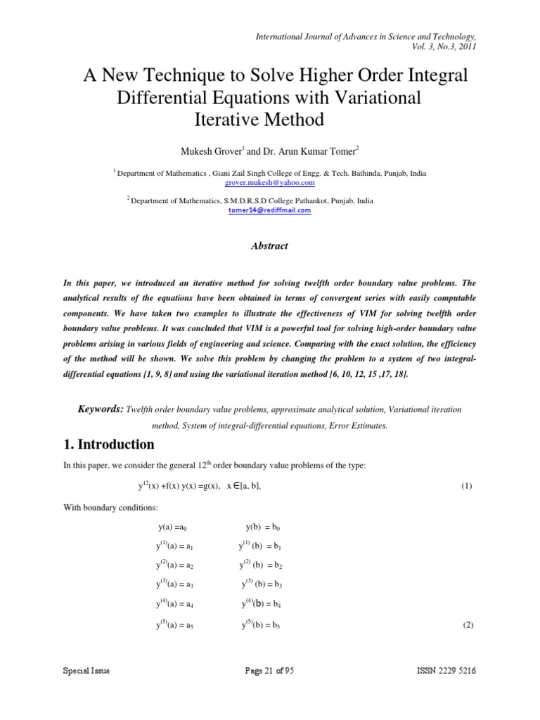 Paper 5 | PDF | Calculus Of Variations | Nonlinear System