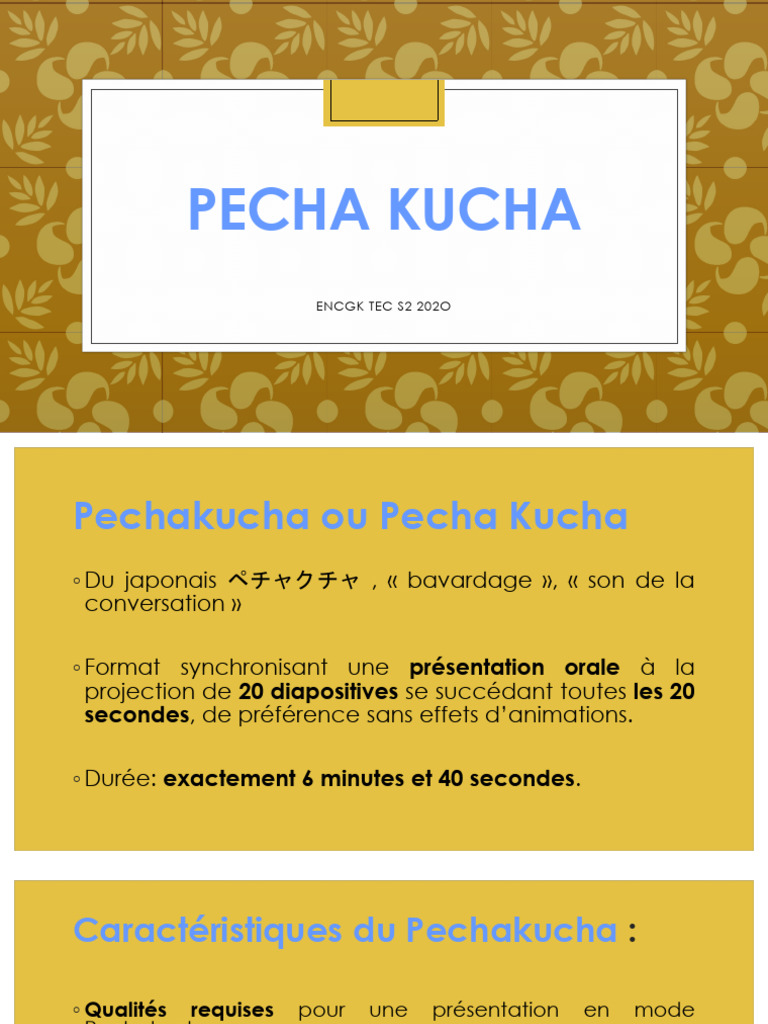 Tec S2 - Pecha Kucha | PDF | Microsoft Powerpoint