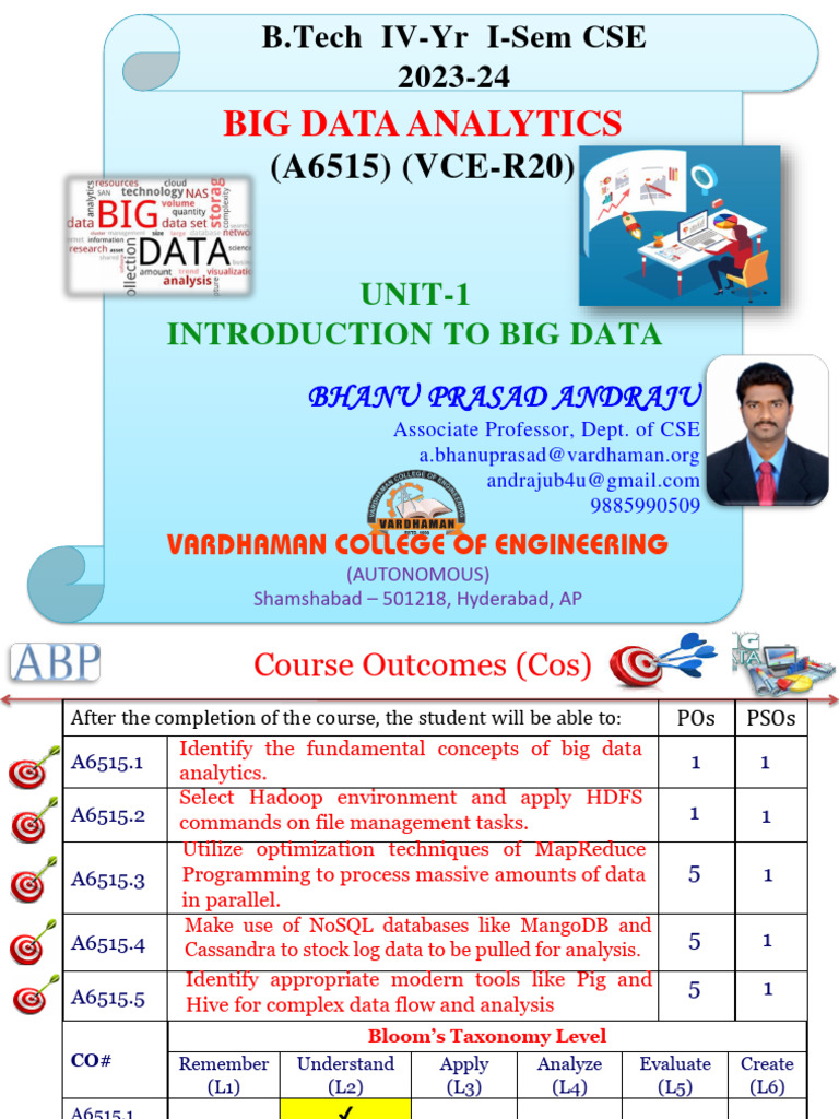 1 Bda A6515 Intro Bda | PDF | Big Data | Business Intelligence