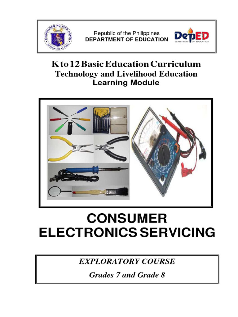 K To 12 Electronics Learning Module Student File | PDF | Resistor ...