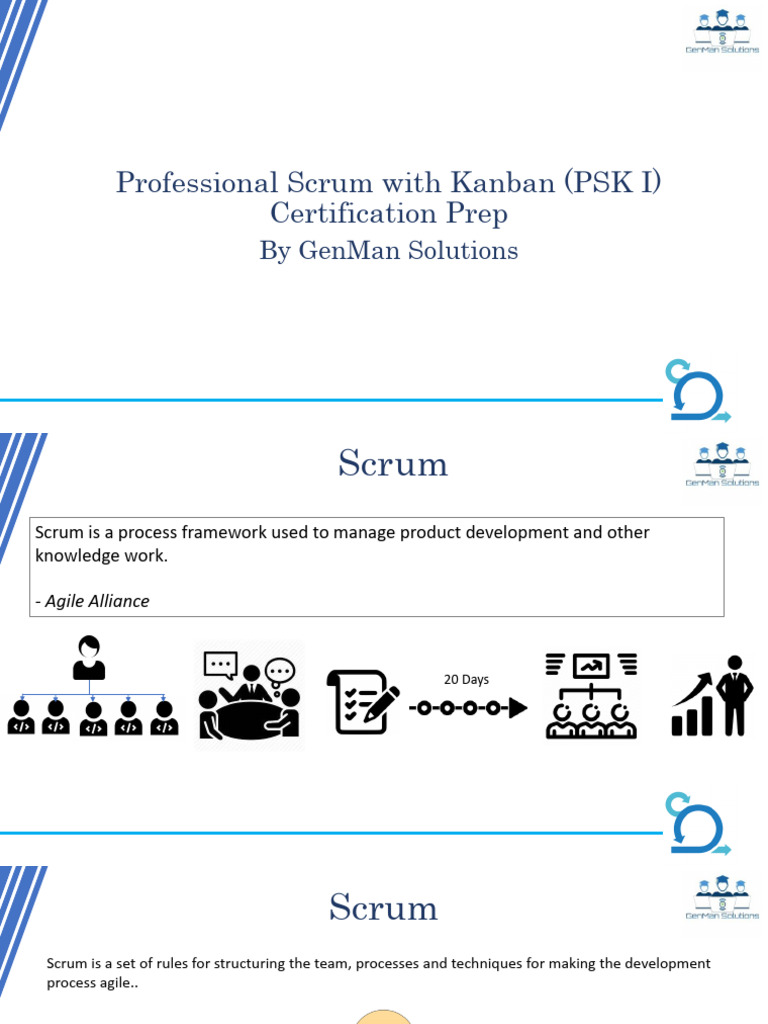 1 - PSK+I+Course+Presentation | PDF | Scrum (Software Development ...