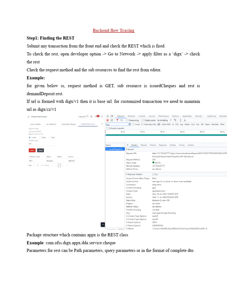 Backend Flow Trace | Download Free PDF | Computer Engineering ...