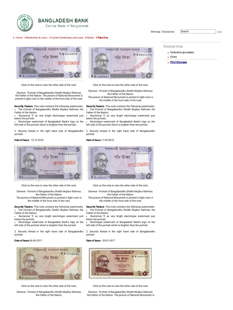 Currency Museum (Taka) | PDF | Numismatics | Foreign Exchange Market