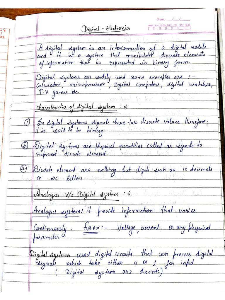 DE - Unit-1 (Class Notes) | PDF