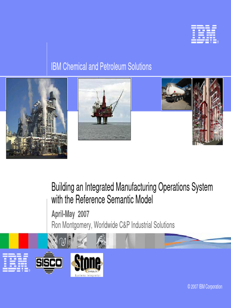 Building An Int. Mfg. Operations System With The RSM | PDF | Service ...