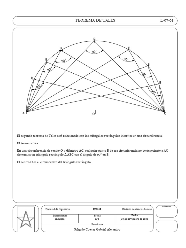 Teorema de Tales | PDF
