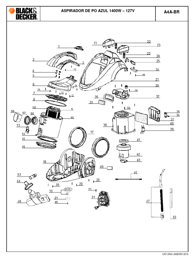 Aspirador de Po 1400W Black & Decker | PDF