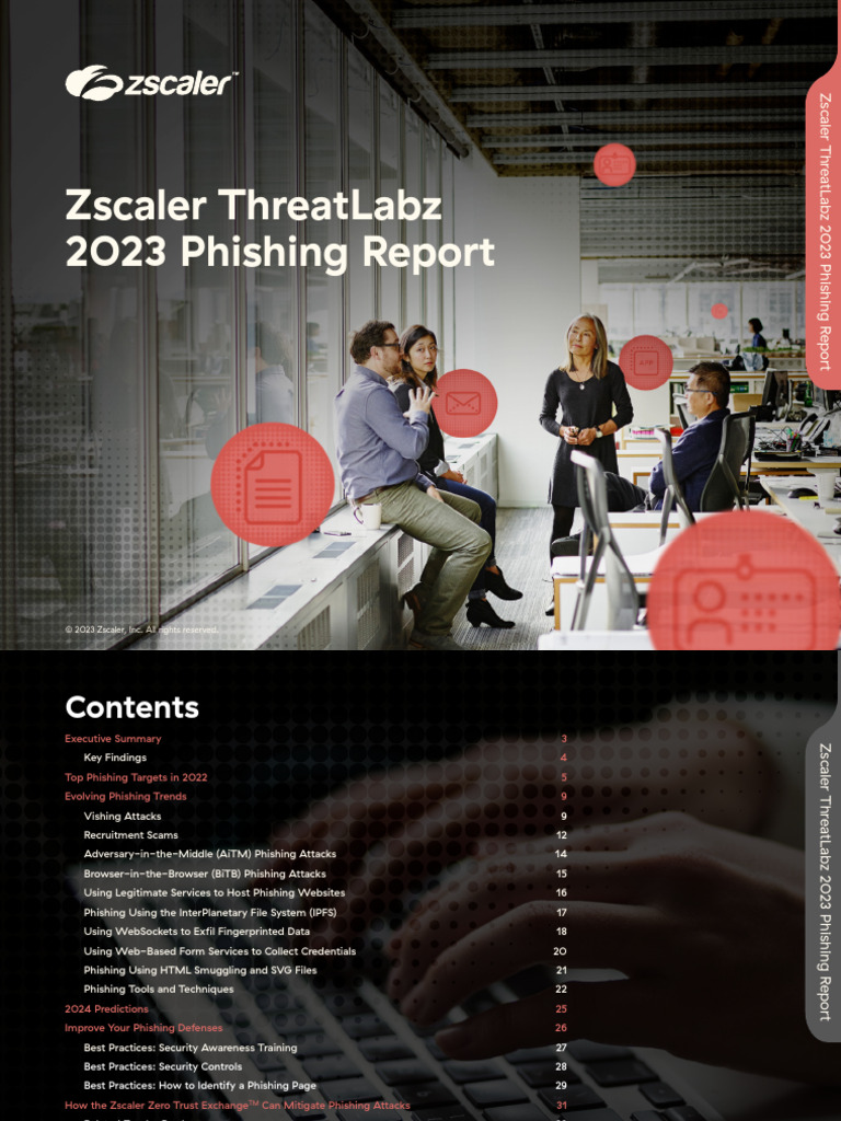 2023 Zscaler ThreatLabz Phishing Report | PDF | Phishing | Html Element