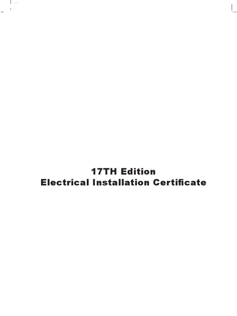 BS7671 17th Edition Electrical Install | PDF | Electrical Conductor ...