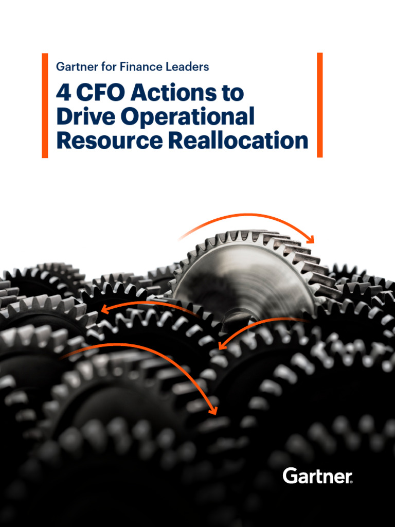 4 Cfo Actions To Drive Operational Resource Reallocation | PDF | Chief Financial Officer | Resource