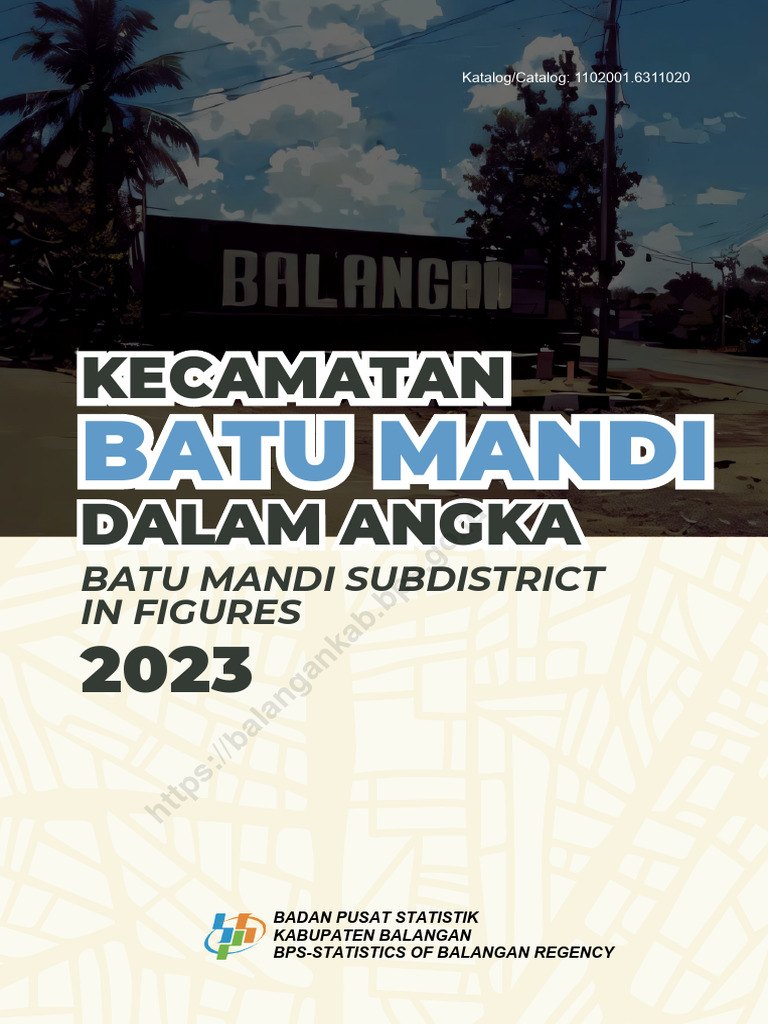 Kecamatan Batu Mandi Dalam Angka 2023 | PDF