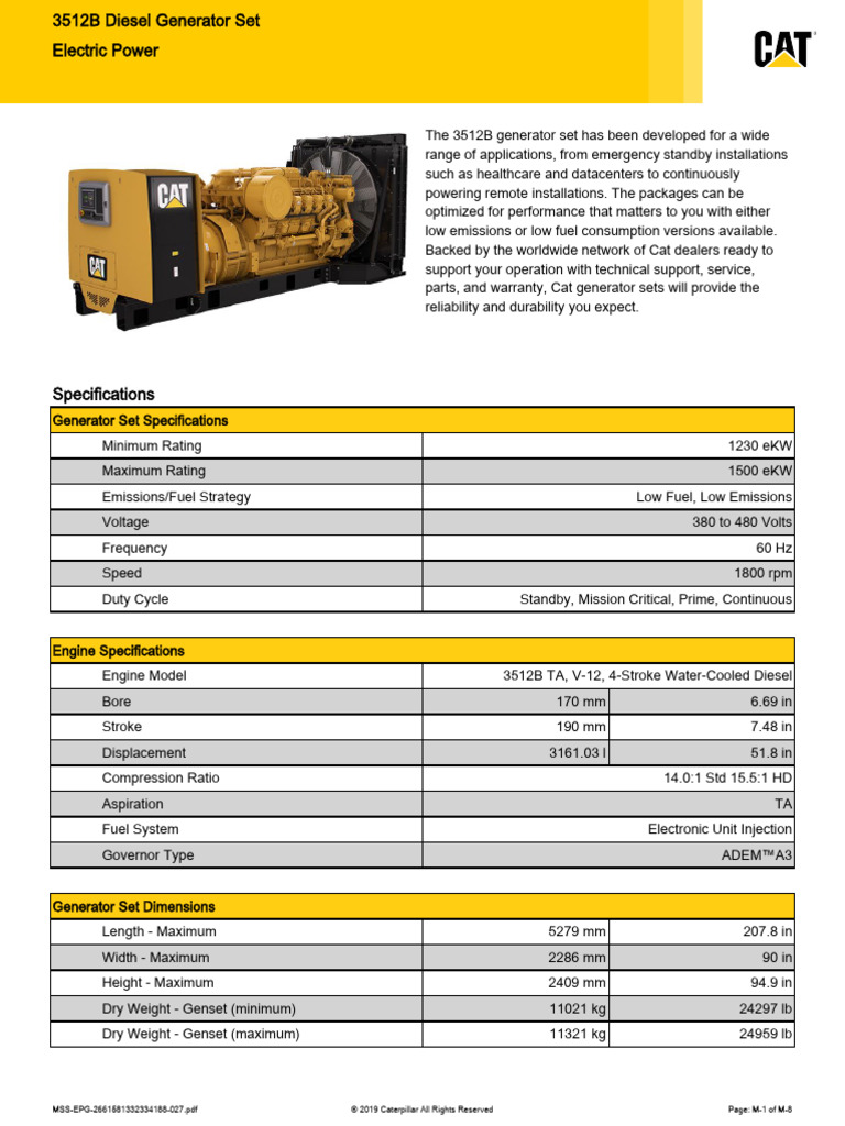 MSS Epg 2661581332334188 027 | PDF | Electric Generator | Diesel Engine