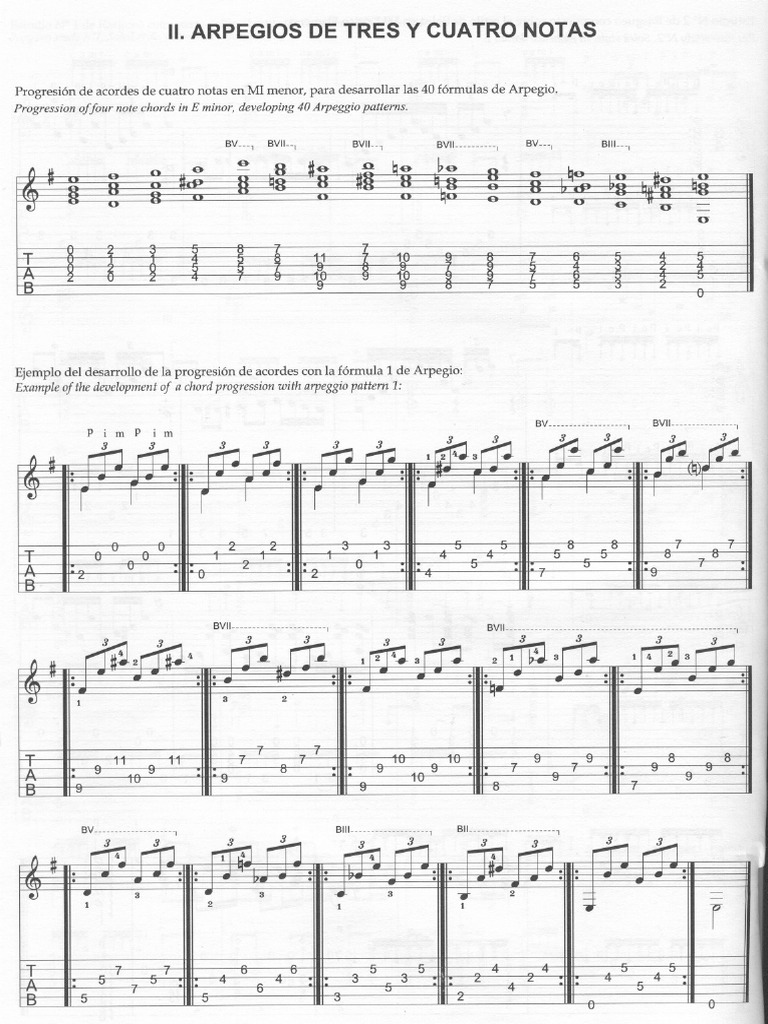 Arpegios Granados | PDF | Musicología | Instrumentos musicales