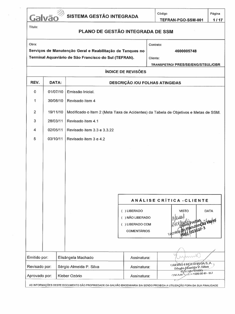 Tefran Pgo SSM 001 5 - Liberado | PDF