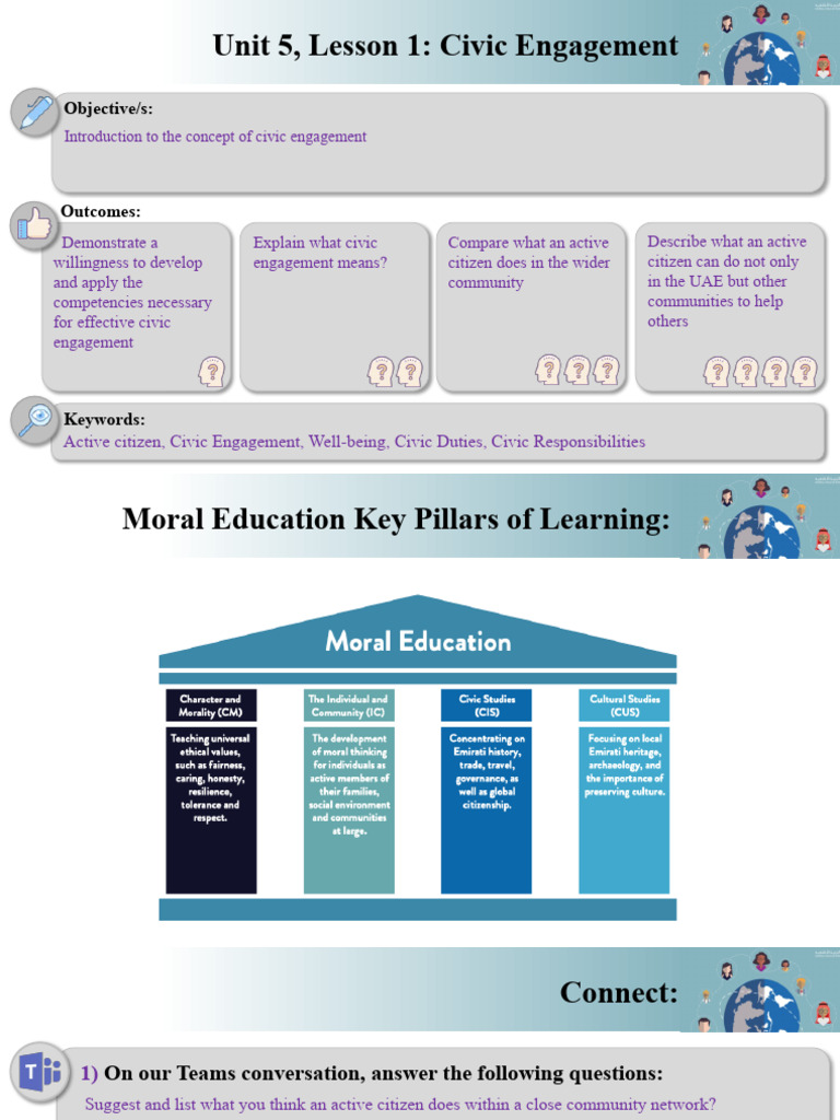 Civic Engagement Unit 5 Lesson 1 | PDF | Civic Engagement | Citizenship