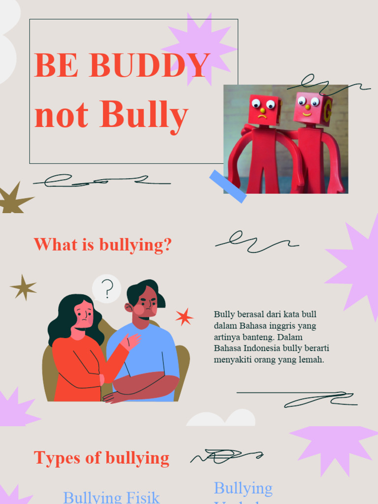 Be Buddy Not Bully | PDF