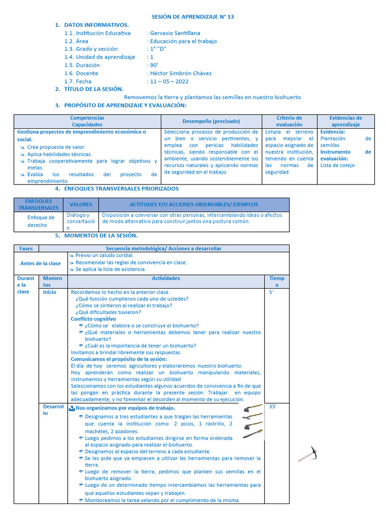 Sesión 21-Semana 9-EPT-1°-Líderes | PDF | Evaluación | Aprendizaje