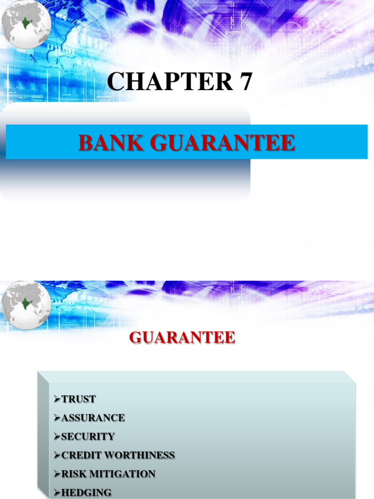 Chapter 6 Bank Guarantee | PDF | Guarantee | Banks