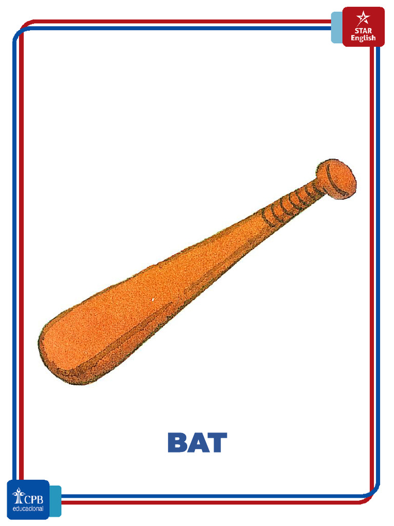 "Bat" Flash Card | PDF